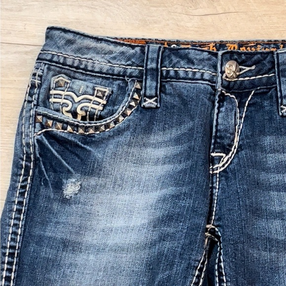 Rock Revival | Jeans | Rock Revival Womens Liberty Studded Back Flap Pockets Bootcut Jeans Size ...